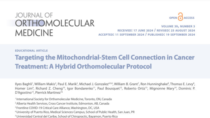 Targeting the Mitochondrial-Stem Cell Connection in Cancer Treatment: A ...