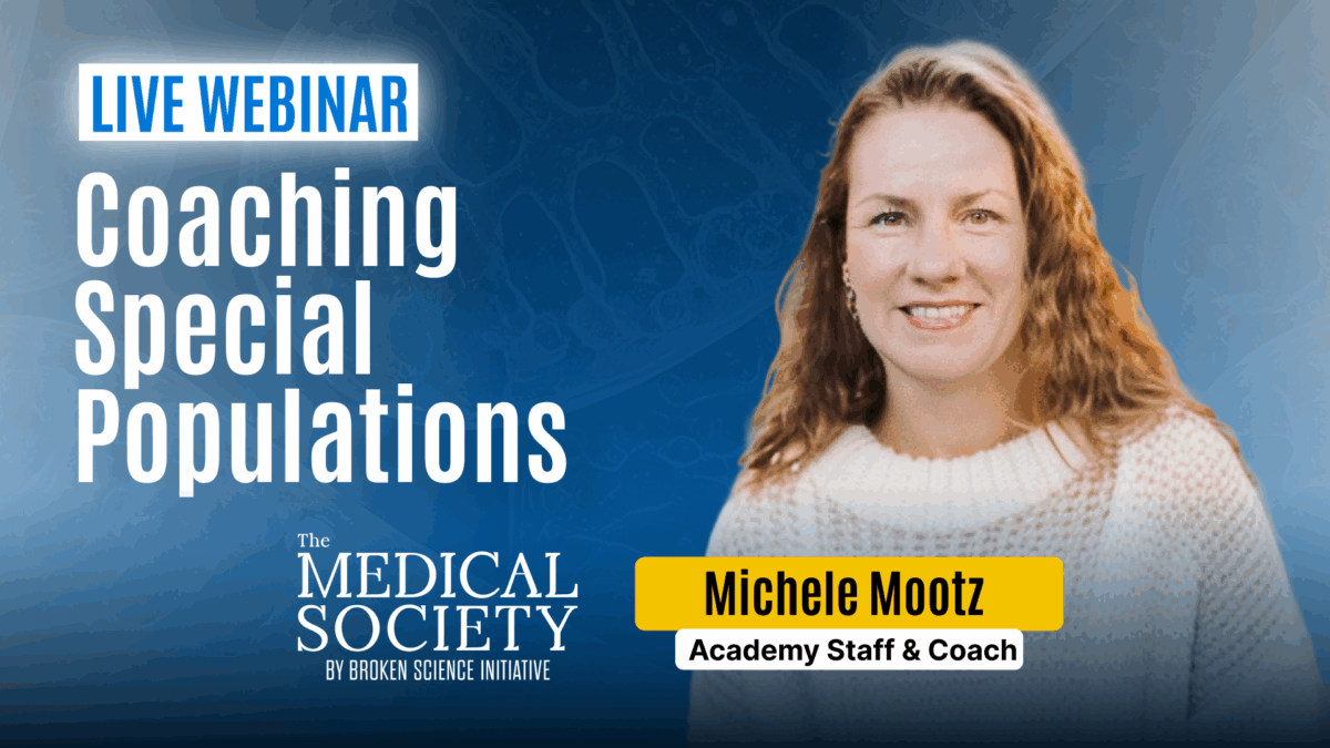 Live Webinar with Michele Mootz – Coaching Special Populations - The ...